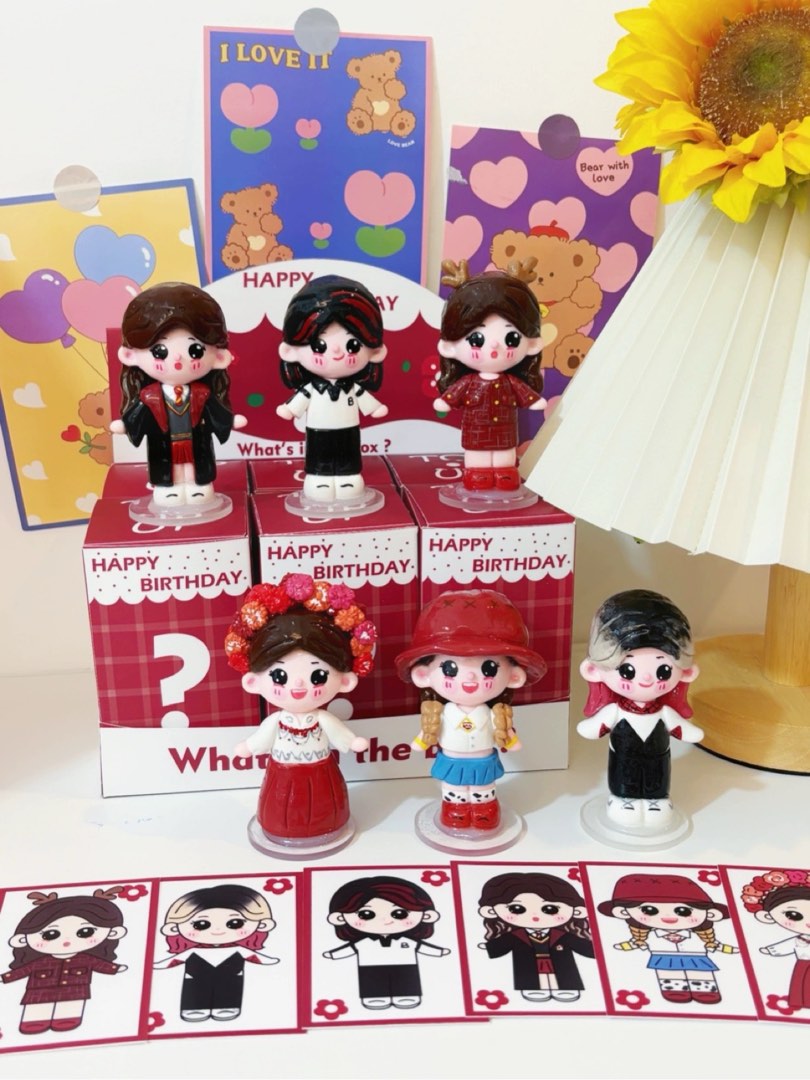 Custom popmart blind box figurine personalised gift birthday ...