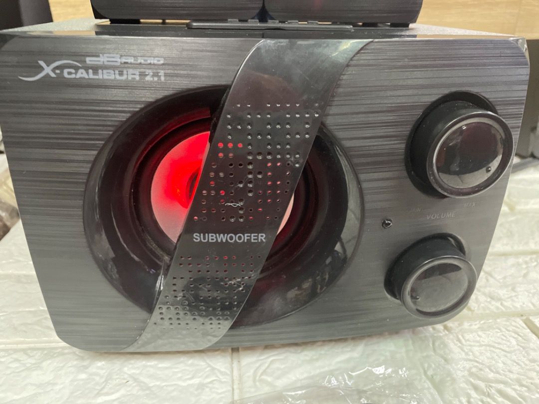 dbaudio x-calibur 2.1 subwoofer bluetooth/usb/mp3/fm radio, Audio ...