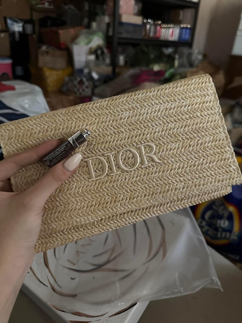 DIOR RATTAN GWP with FREE DIOR LIP MAXIMIZER IN MAHOGANY, Luxury, Bags ...