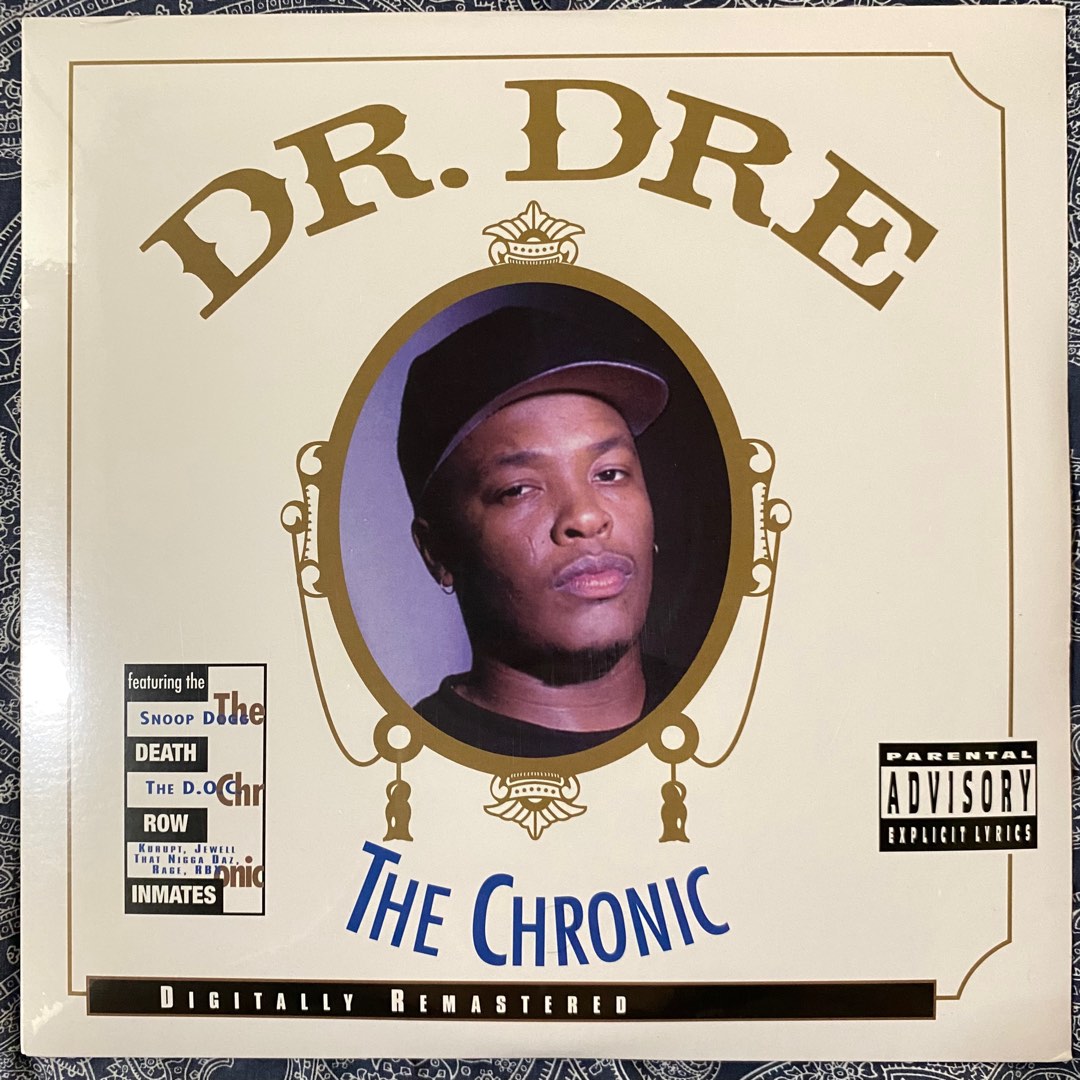 Dr. Dre - The Chronic LP (Limited Edition Clear Vinyl) Record Piring ...