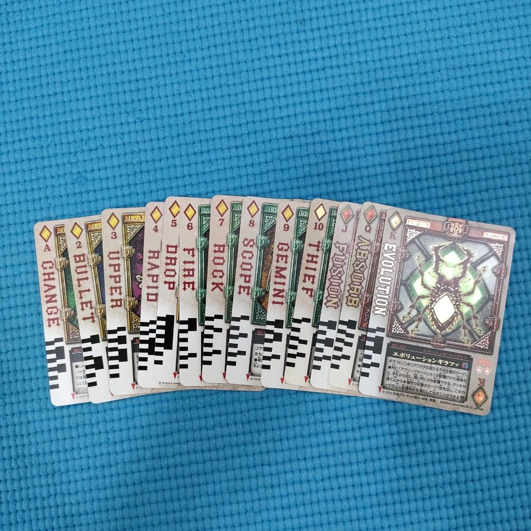 DX Rouse Card RARE kamen rider blade Kamen rider garren bladecard blade ...