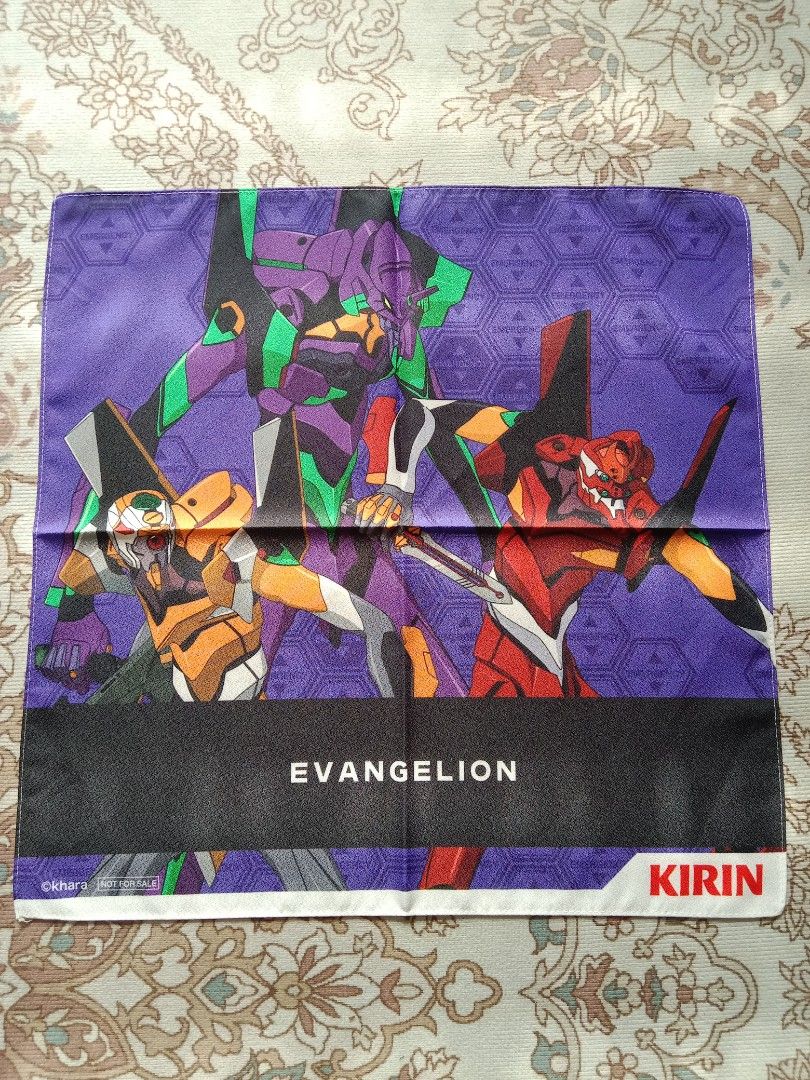 Evangelion Handkerchief@Cloth I Anime, Hobbies & Toys, Collectibles ...