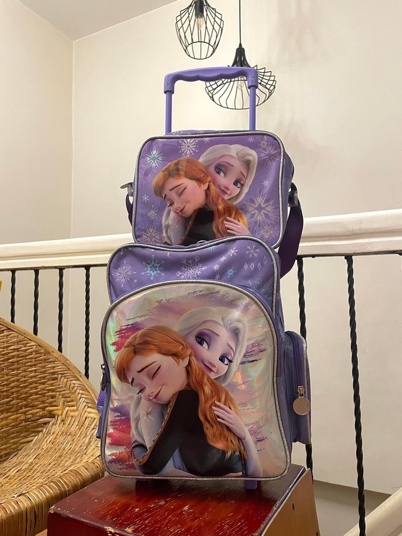 Frozen Trolley Bag, Hobbies & Toys, Travel, Luggage on Carousell