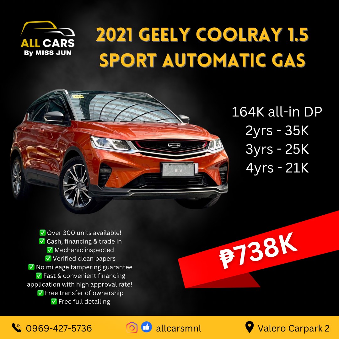 Geely Coolray 1.5 Sport Auto, Cars for Sale, Used Cars on Carousell