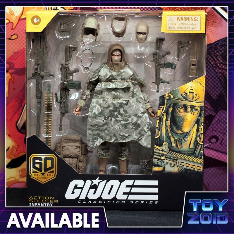 G.I. Joe Classified Series 60th Anniversary Action Soldier Infantry ...