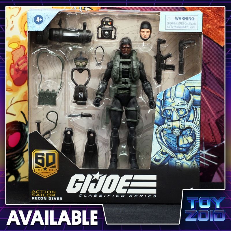 G.I. Joe Classified Series 60th Anniversary Action Sailor Recon Diver ...