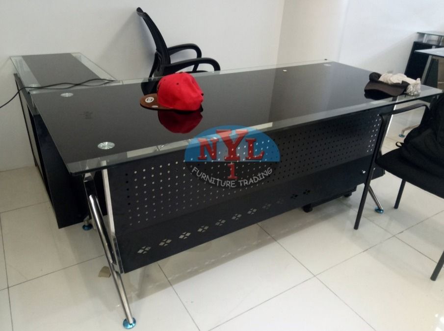 Glass Casing Table, Office Furniture, Manager Table, Boss Table ...