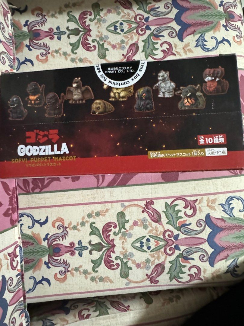 Godzilla Soft Puppet Mascot (Set of 10), Hobbies & Toys, Toys & Games ...