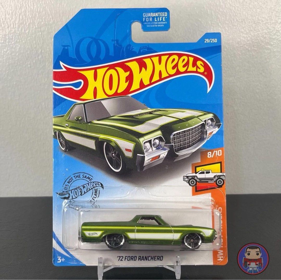 Hot Wheels ‘72 Ford Ranchero (HW Hot Trucks) 1:64 Scale Diecast Model ...
