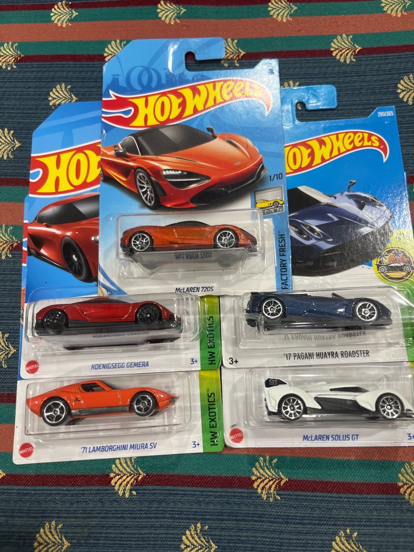 Hot Wheels Lambo, Mclaren , Koenigsegg, Hobbies & Toys, Toys & Games on ...