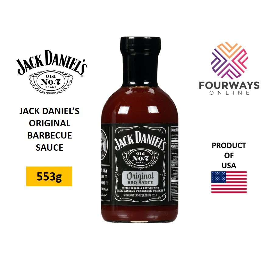Jack Daniel's Original BBQ Sauce 553g, Food & Drinks, Spice & Seasoning ...