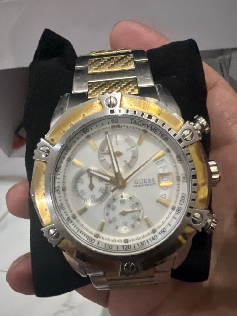 Jam Tangan Arloji Pria Merk Guess Original, Fesyen Pria, Jam Tangan di ...