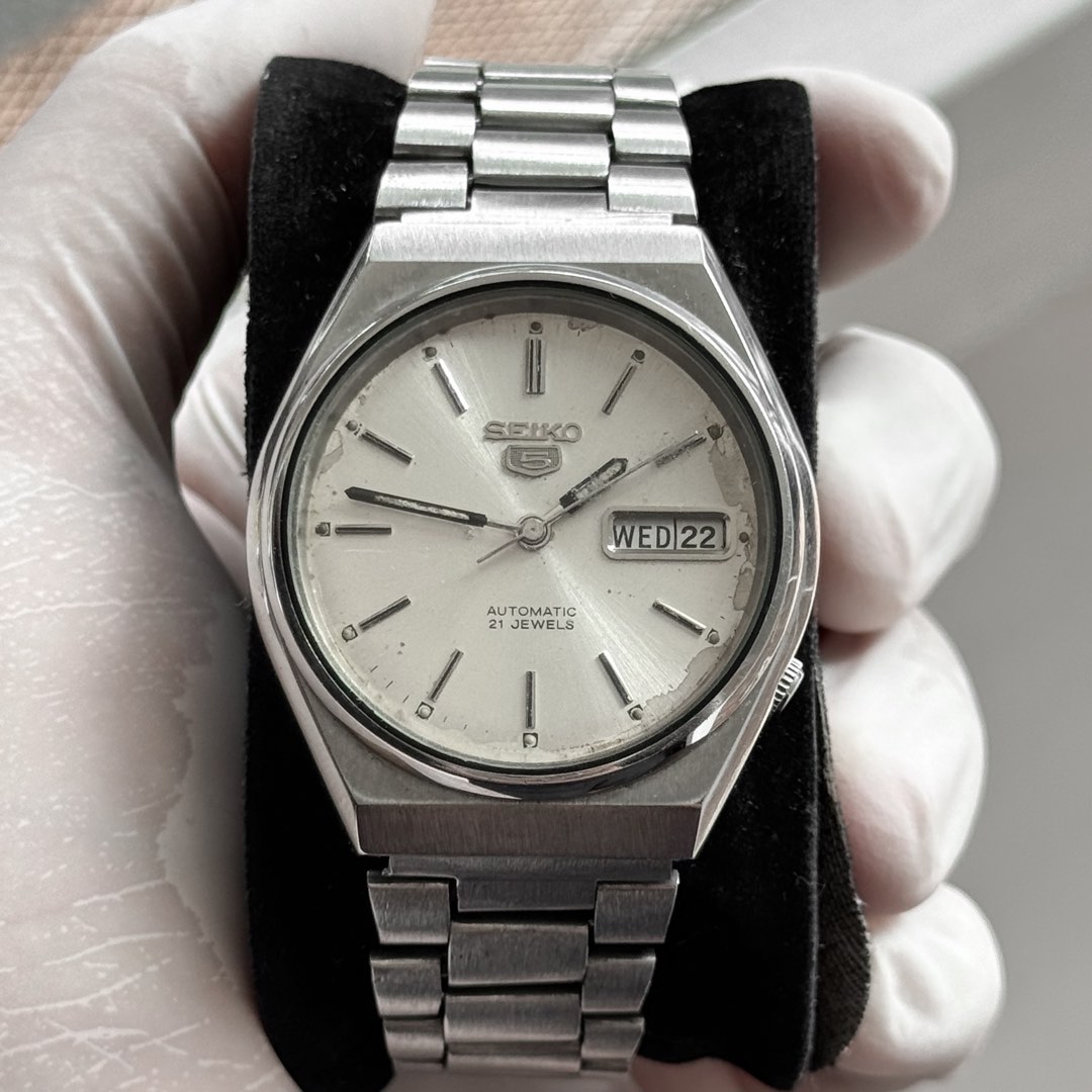 Jam Tangan Seiko 5 Automatic Original Vintage, Fesyen Pria, Jam Tangan di Carousell