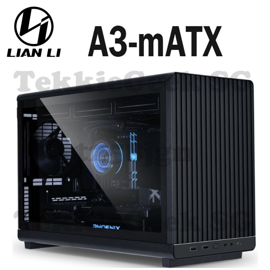 [APR PROMO - READ DESCRIPTIONS] LIAN LI A3-mATX MICRO-ATX TG Window Compact Case (FSP CORSAIR ...