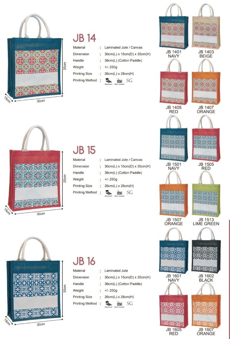 Jute Bag Tema Batik, Women's Fashion, Bags & Wallets, Tote Bags on ...