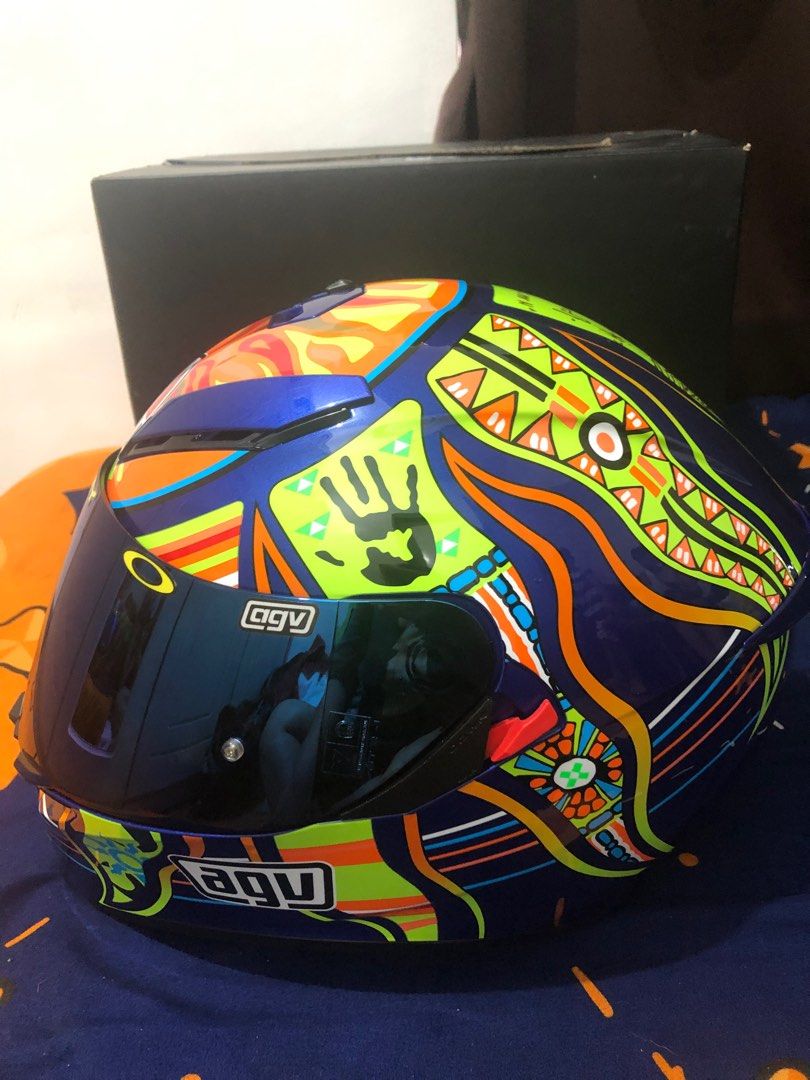 AGV K3 SV ECE ASIA TOP - 5 CONTINENTS helmet, Motorbikes, Motorbike Parts & Accessories, Helmets ...