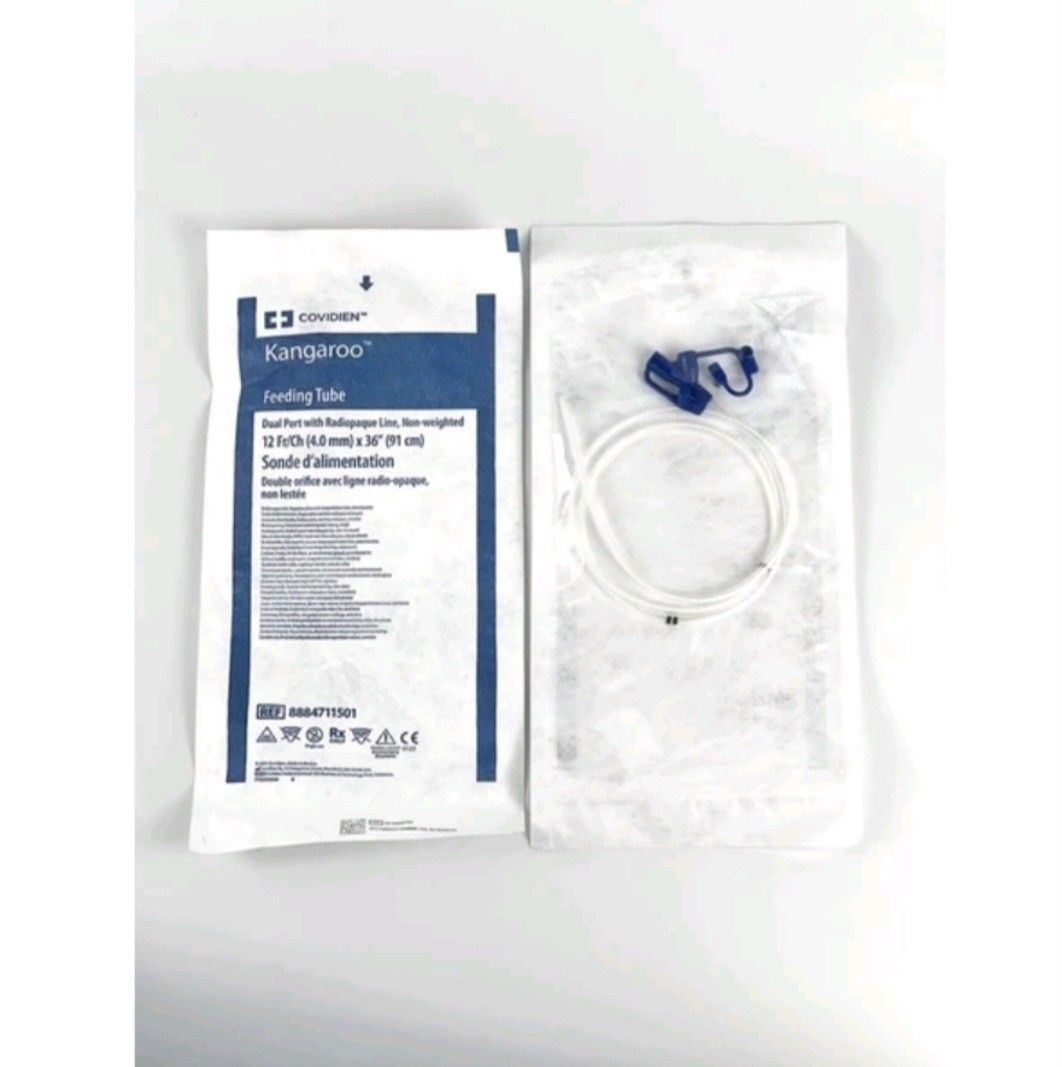 Kangaroo Feeding Tube (Size 12), Health & Nutrition, Assistive ...