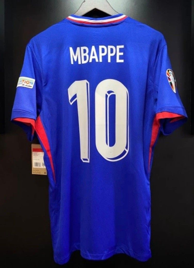 Kylian Mbappe #10 France National Team Home Jersey Euro 2024 Original ...