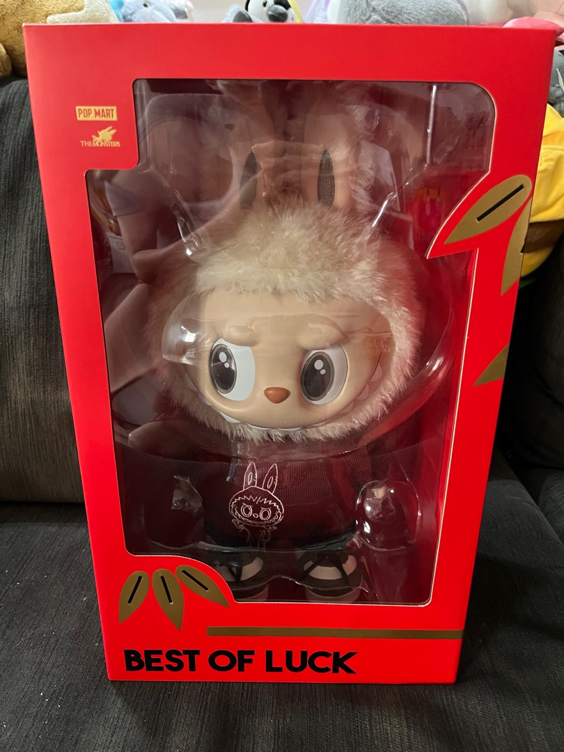 Labubu Best of luck plush, Hobbies & Toys, Toys & Games on Carousell