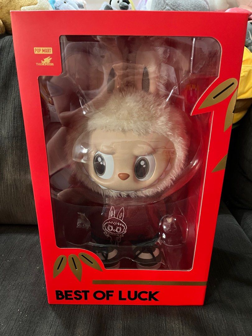 Labubu Best of luck plush, Hobbies & Toys, Toys & Games on Carousell