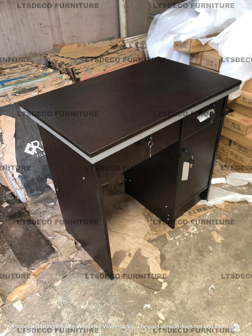 Laminated office table with drawer office partition furniture ...