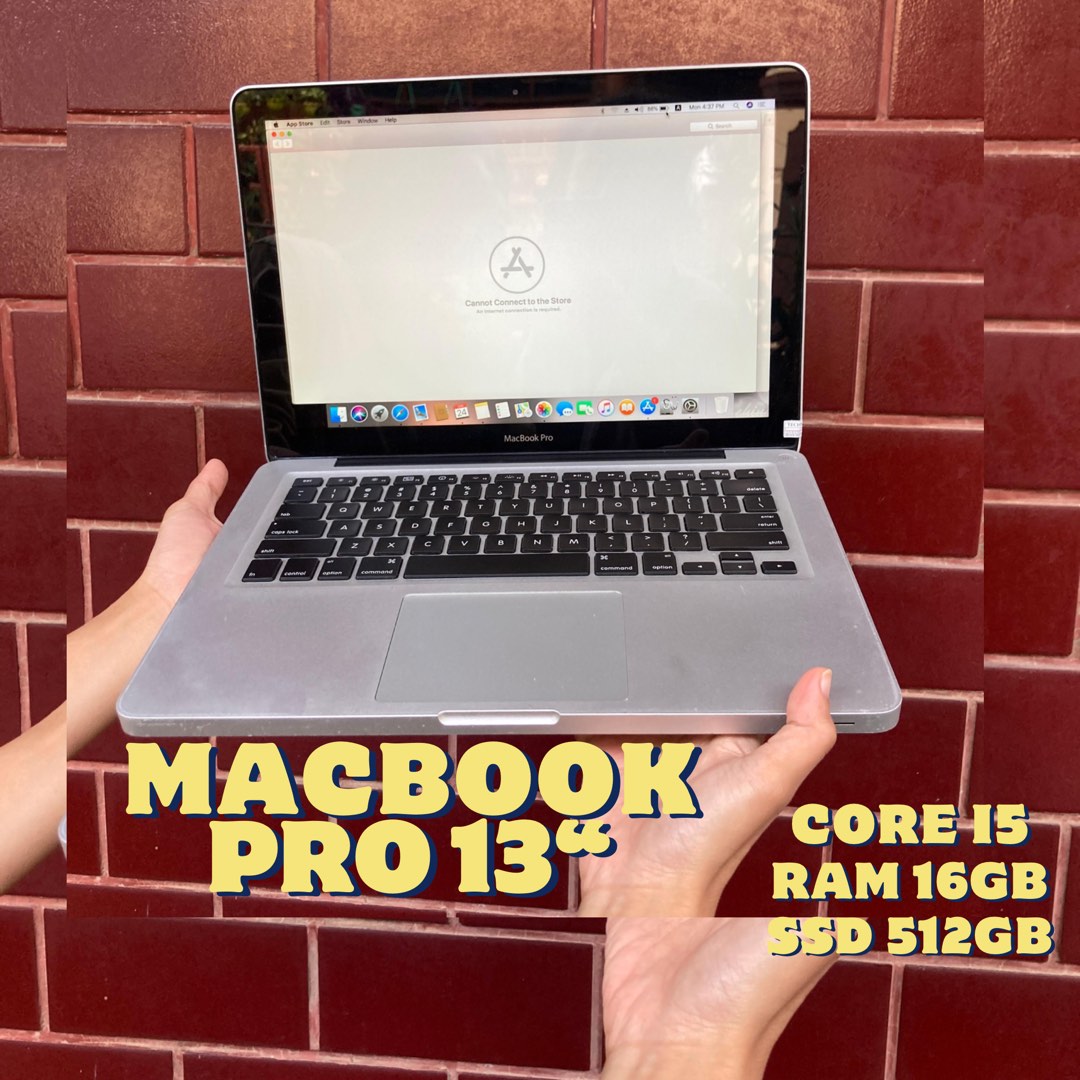 LAPTOP APPLE MACBOOK PRO 13 CORE i5 RAM 8GB SSD 256GB, Elektronik, Komputer, Laptop di Carousell