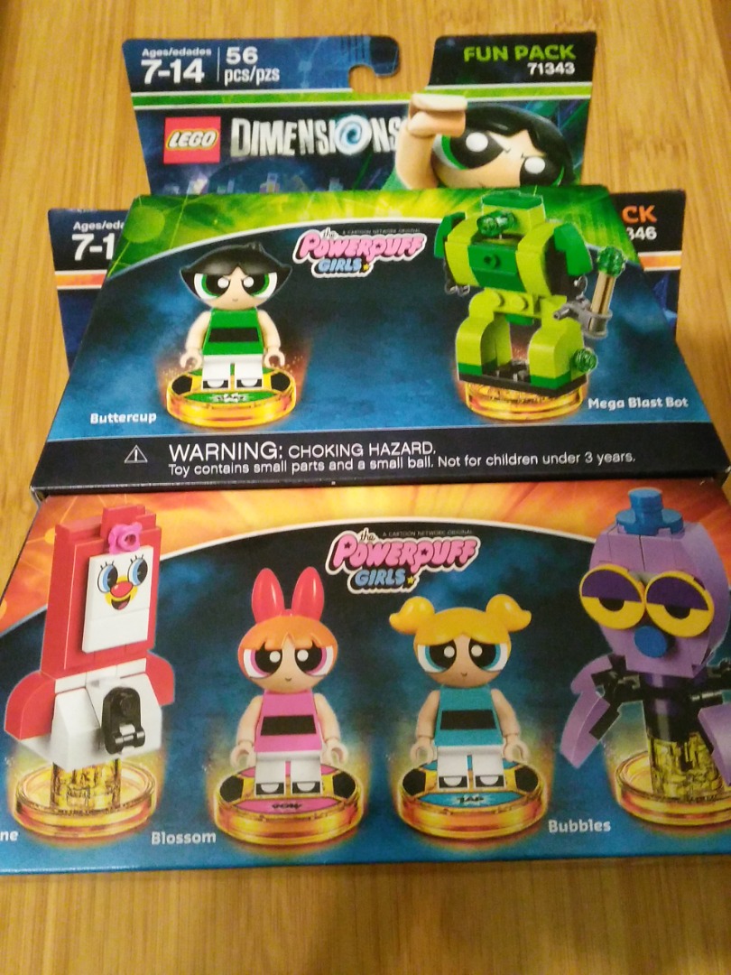 LEGO Powerpuff Girls Minifigures set Dimensions Team Packs, Hobbies ...
