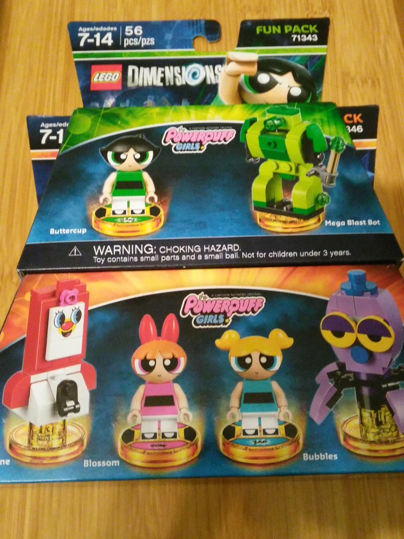 LEGO Powerpuff Girls Minifigures set Dimensions Team Packs, Hobbies ...
