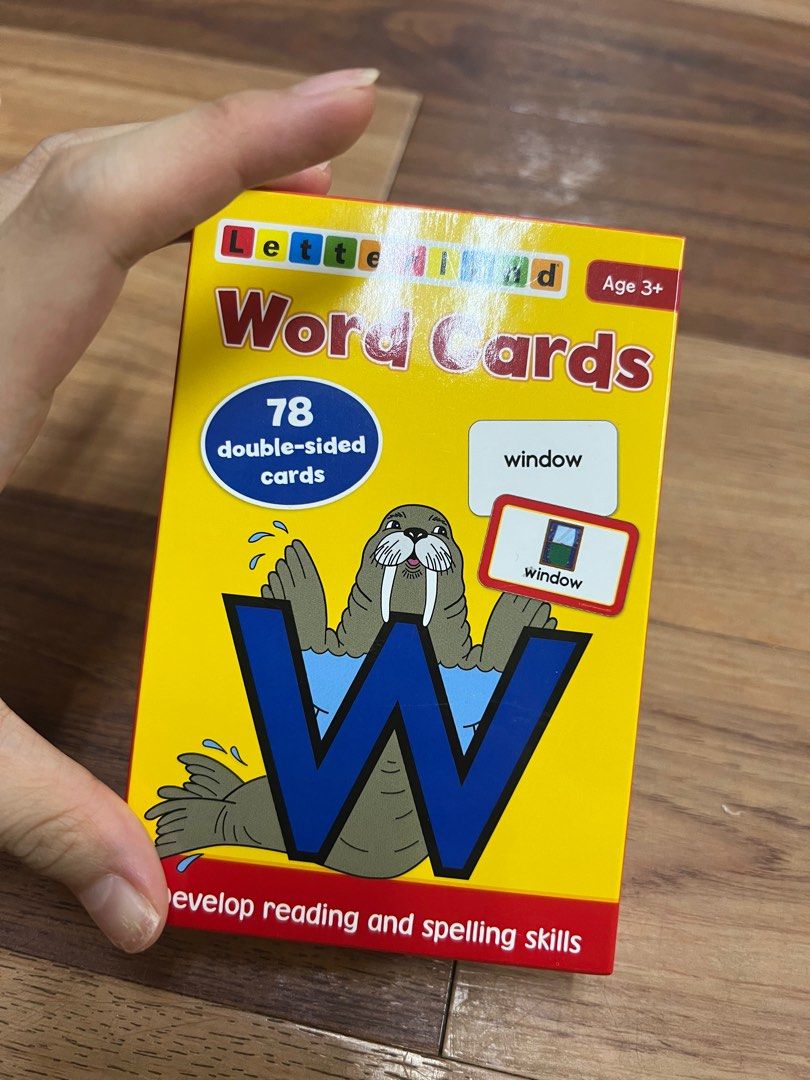 LETTERLAND WORDS CARDS, Hobbies & Toys, Stationery & Craft, Stationery ...