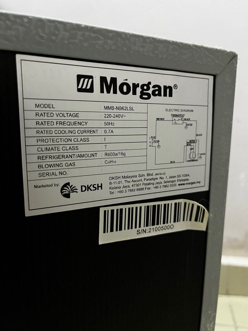 Mini Fridge Morgan, TV & Home Appliances, Kitchen Appliances ...