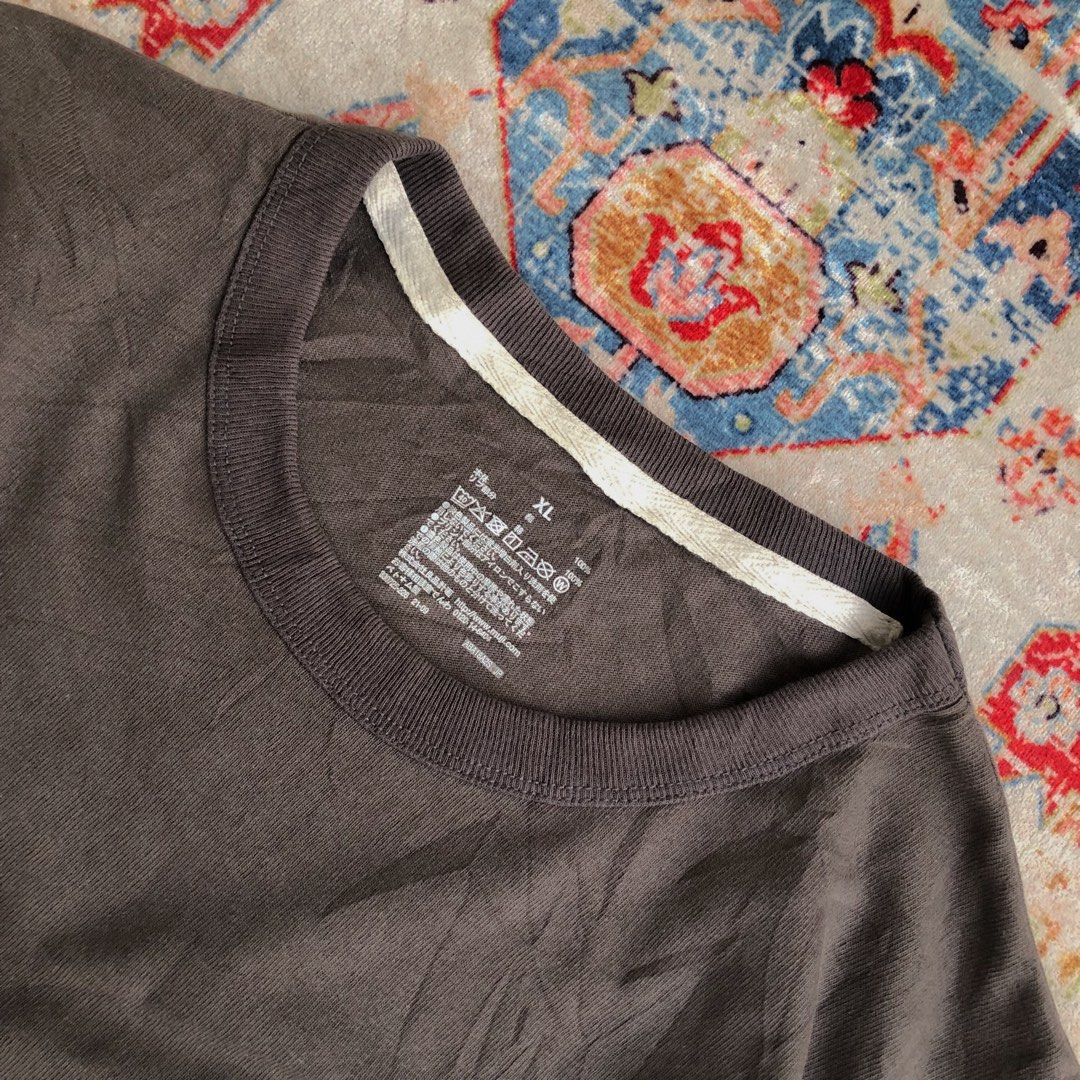 Muji Global Basic Heavyweight Tee, Fesyen Pria, Pakaian , Atasan di ...