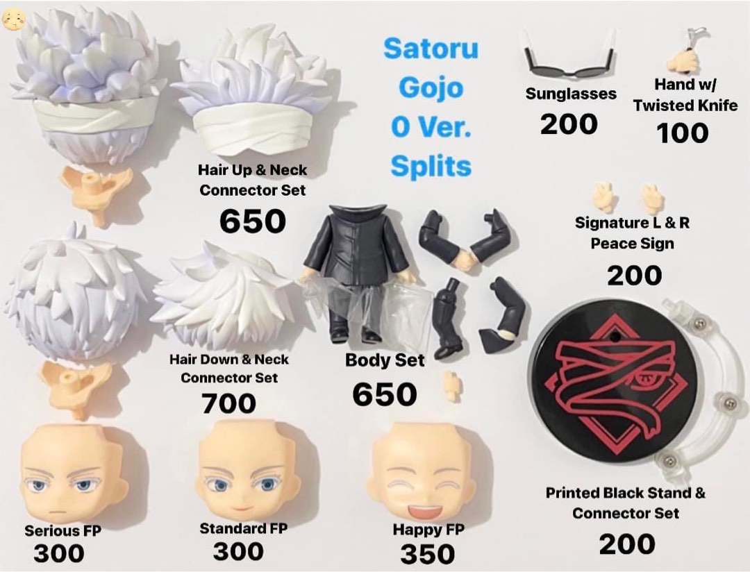 Nendoroid Satoru Gojo 0 Ver. Splits, Hobbies & Toys, Toys & Games on ...