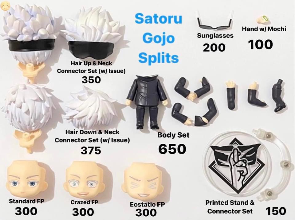 Nendoroid Satoru Gojo Splits, Hobbies & Toys, Toys & Games on Carousell