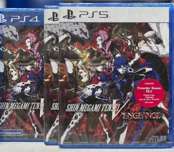 NEW AND SEALED PS4 / PS5 Anime Game Shin Megami Tensei V 5 Vengeance ...