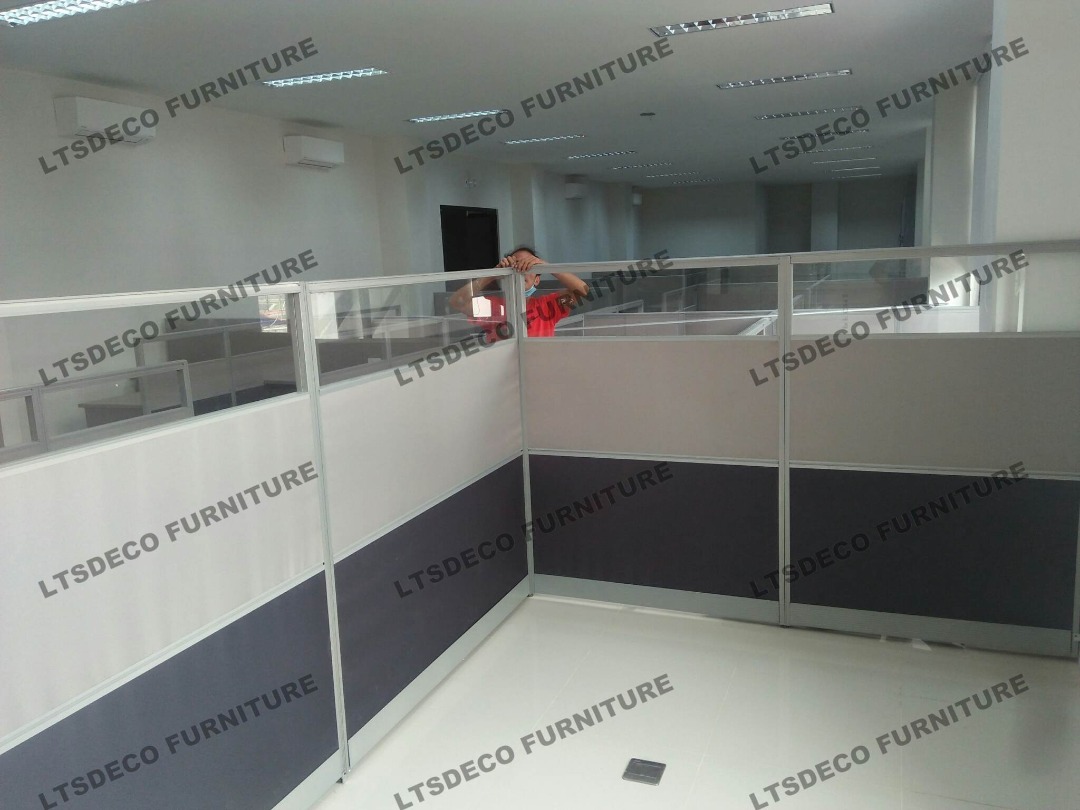 Office Partition High Panel With Glass Office Furniture, Furniture ...