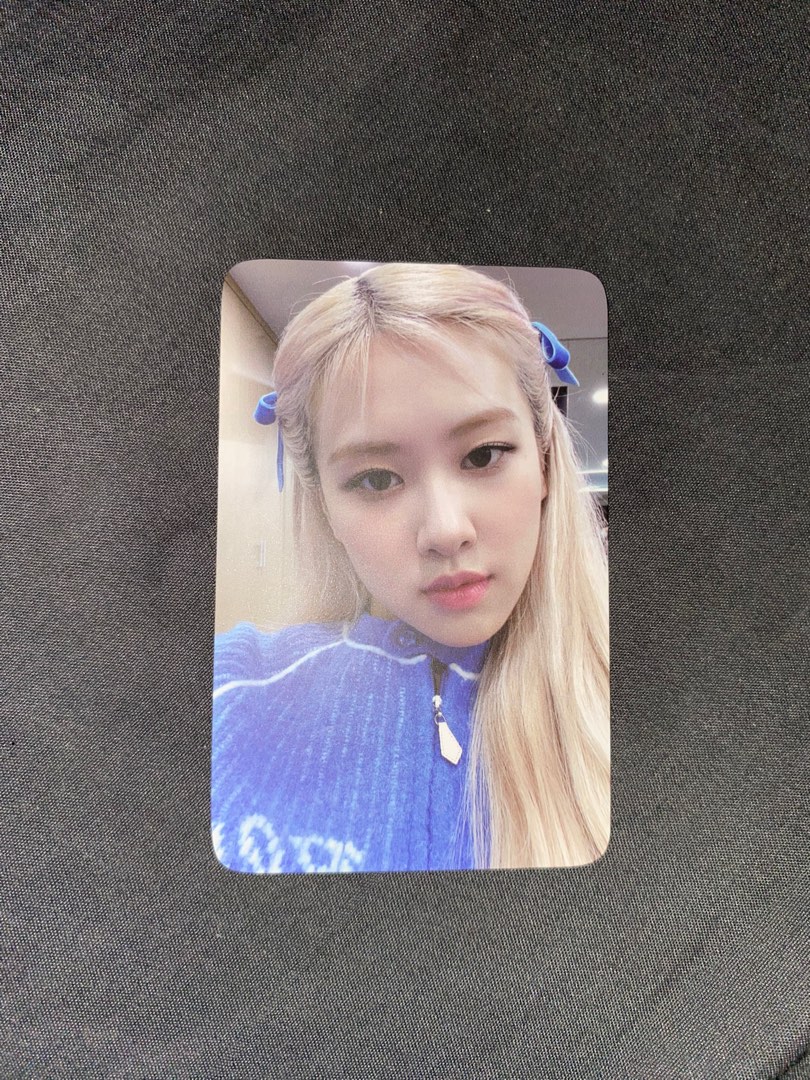 OFFICIAL Rose Photocard Rose Solo Photocard Blackpink Photocard #1 ...