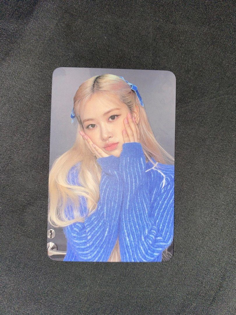 OFFICIAL Rose Photocard Rose Solo Photocard Blackpink Photocard #2 ...