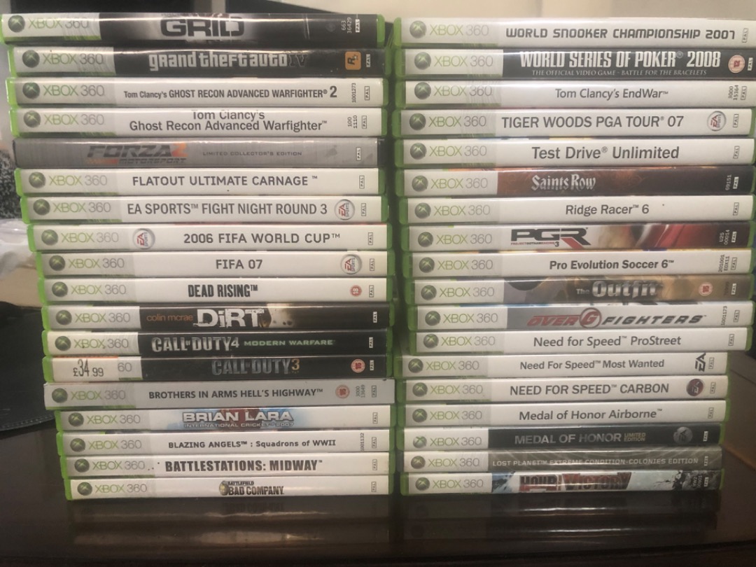 Original xBox 360 games (PAL). Fully working, Video Gaming, Video Games ...