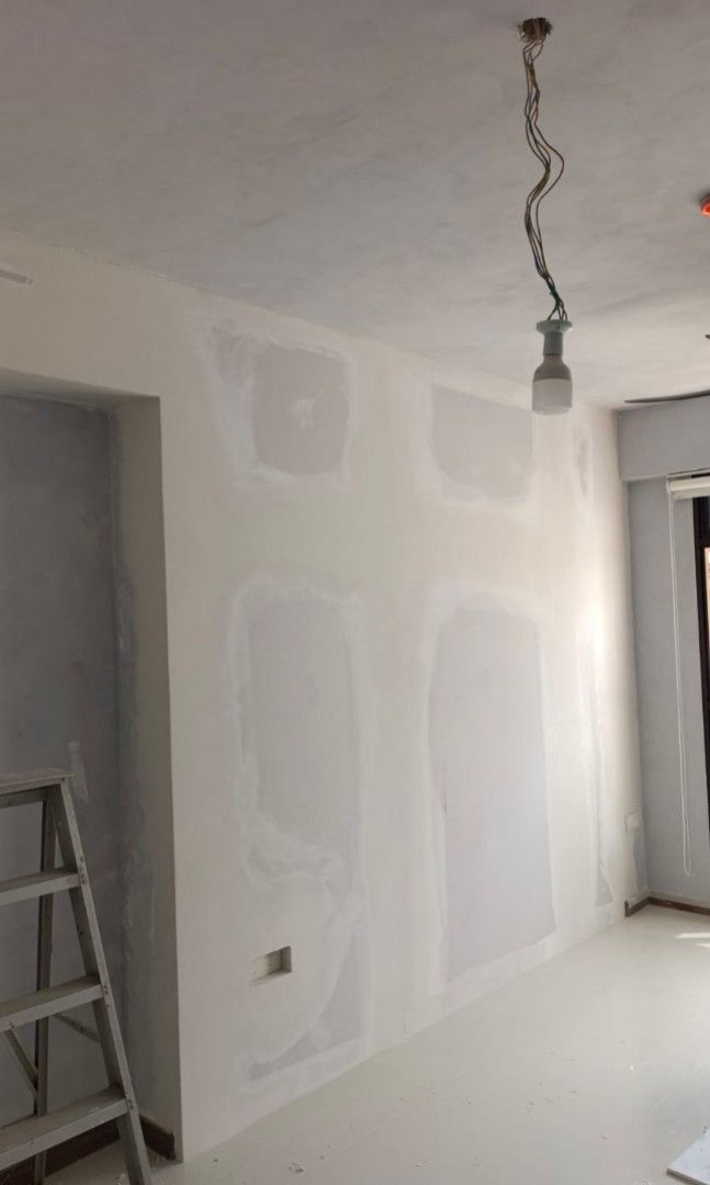 Partition wall, Pipe box up, False ceiling, L box install, Aircon ...