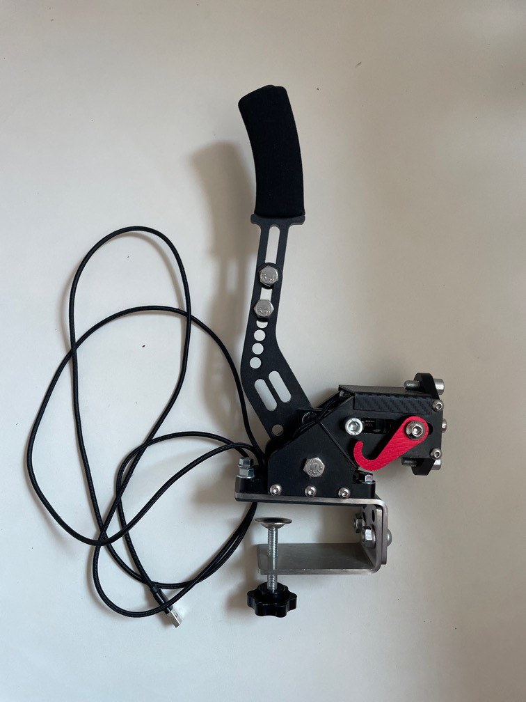 Pc USB Sim racing e-brake, 電腦＆科技, 電腦周邊及配件, 其他 - Carousell