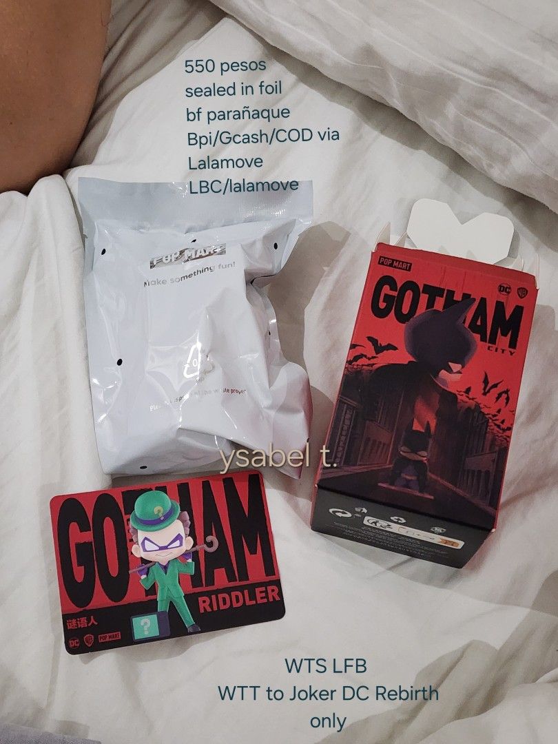 Popmart Gotham Riddler, Hobbies & Toys, Toys & Games on Carousell