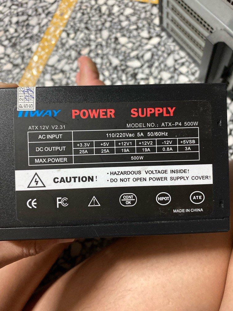 Power supply unit psu, Computers & Tech, Desktops on Carousell