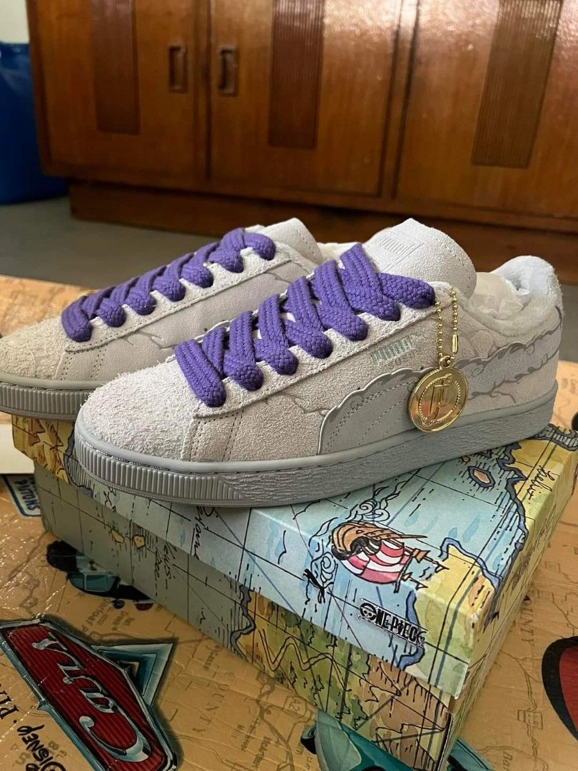 Puma x One Piece (Luffy), Women's Fashion, Footwear, Sneakers on Carousell