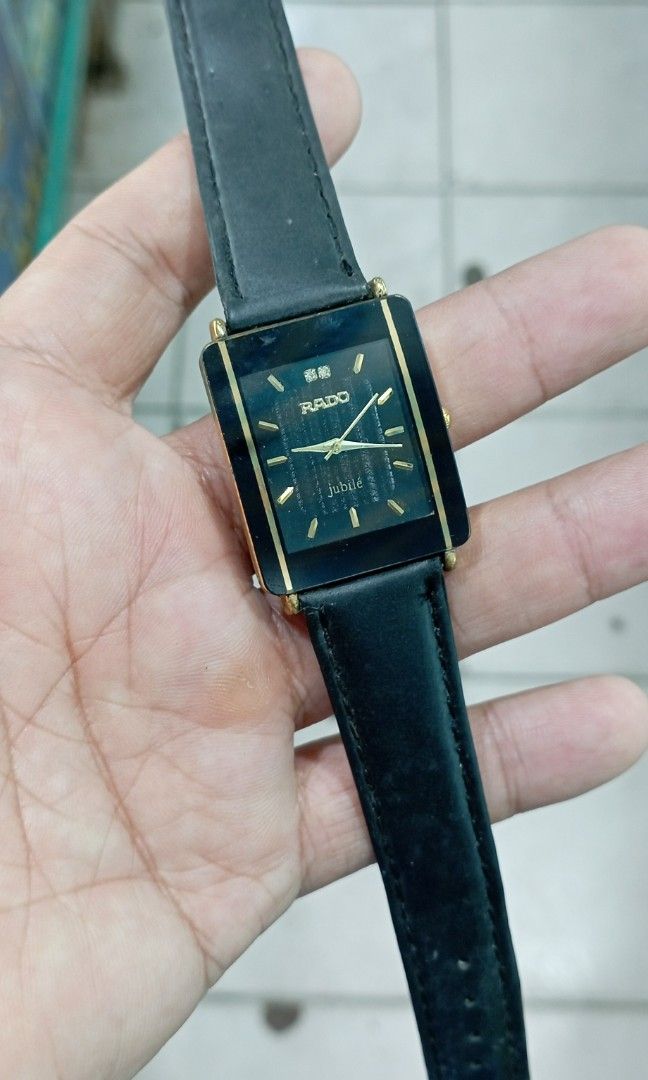Rado jubile quartz stainles steel vintage normal siap pakai, Fesyen Pria, Jam Tangan di Carousell