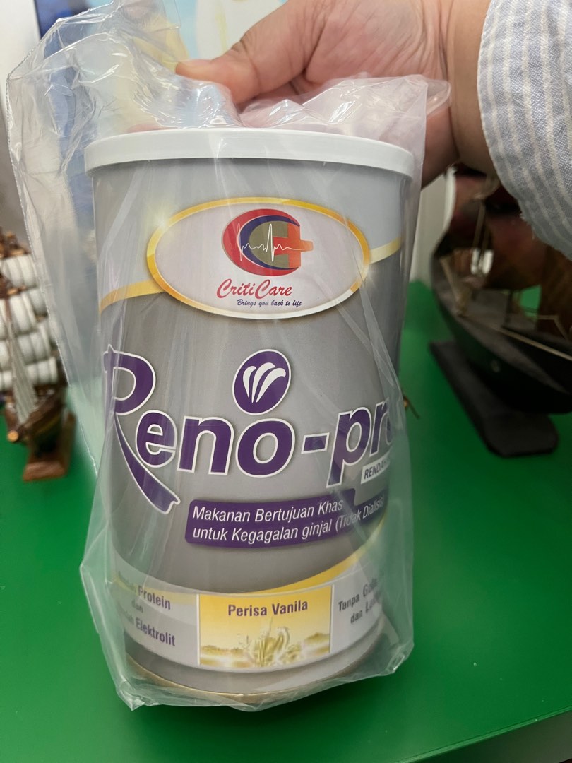 Reno-Pro Susu Milk Powder 400gram, Health & Nutrition, Health ...