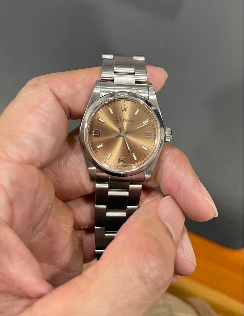 Rolex Oyster Perpetual 67840 (Mid Size), Men's Fashion, Watches ...