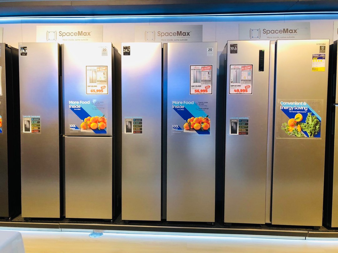 SAMSUNG SIDE BY SIDE INVERTER REFRIGERATOR RS52B3000M9 RS62R5031M9 ...