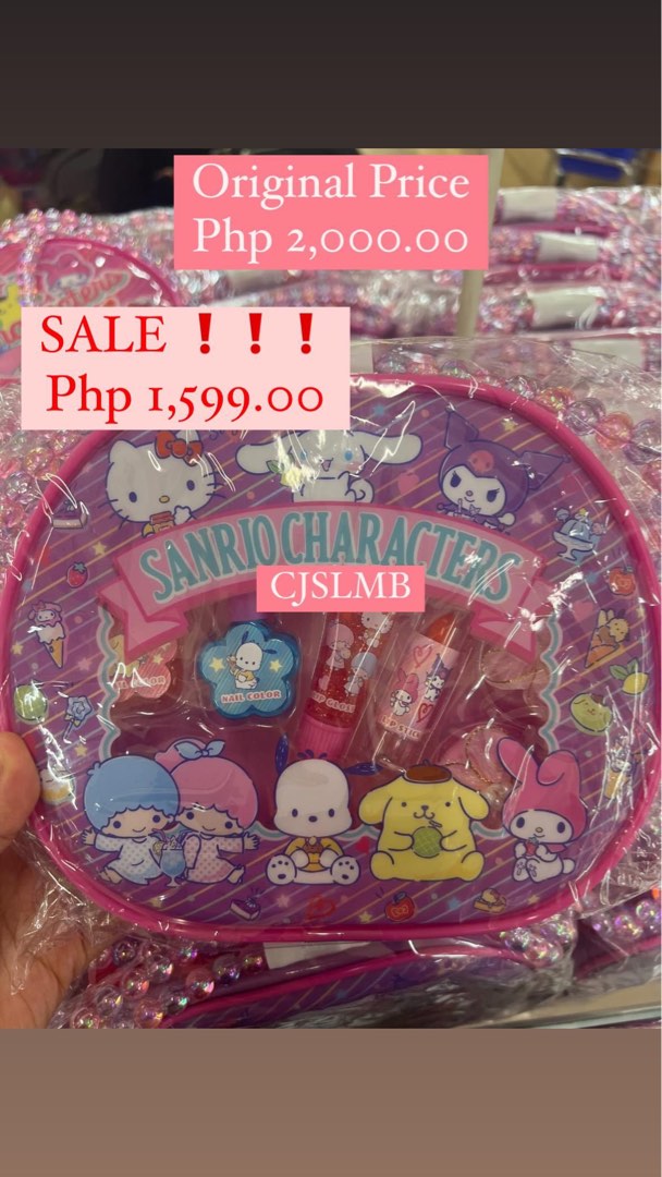 Sanrio Makeup set, Hobbies & Toys, Memorabilia & Collectibles, Fan ...
