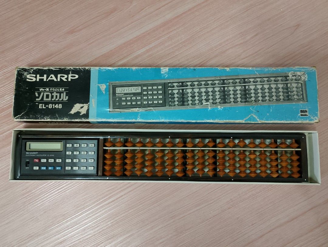 Sharp Abacus Calculator Solocal EL-8148, Computers & Tech, Office ...
