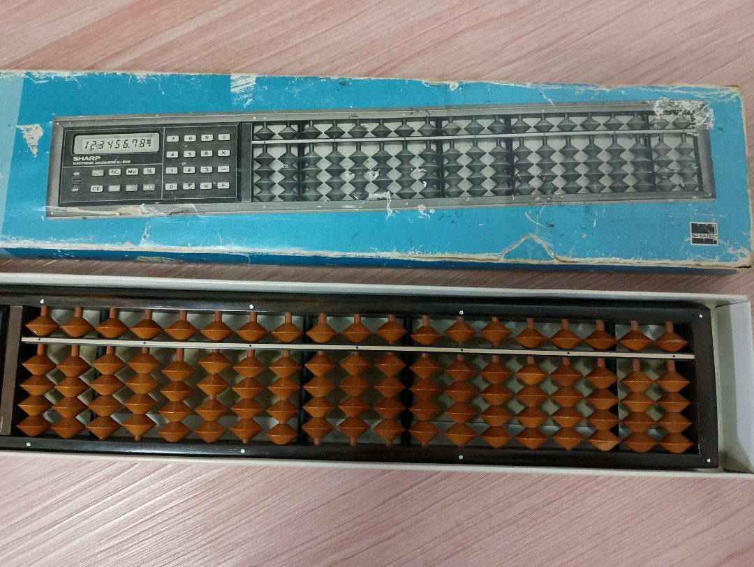 Sharp Abacus Calculator Solocal EL-8148, Computers & Tech, Office ...